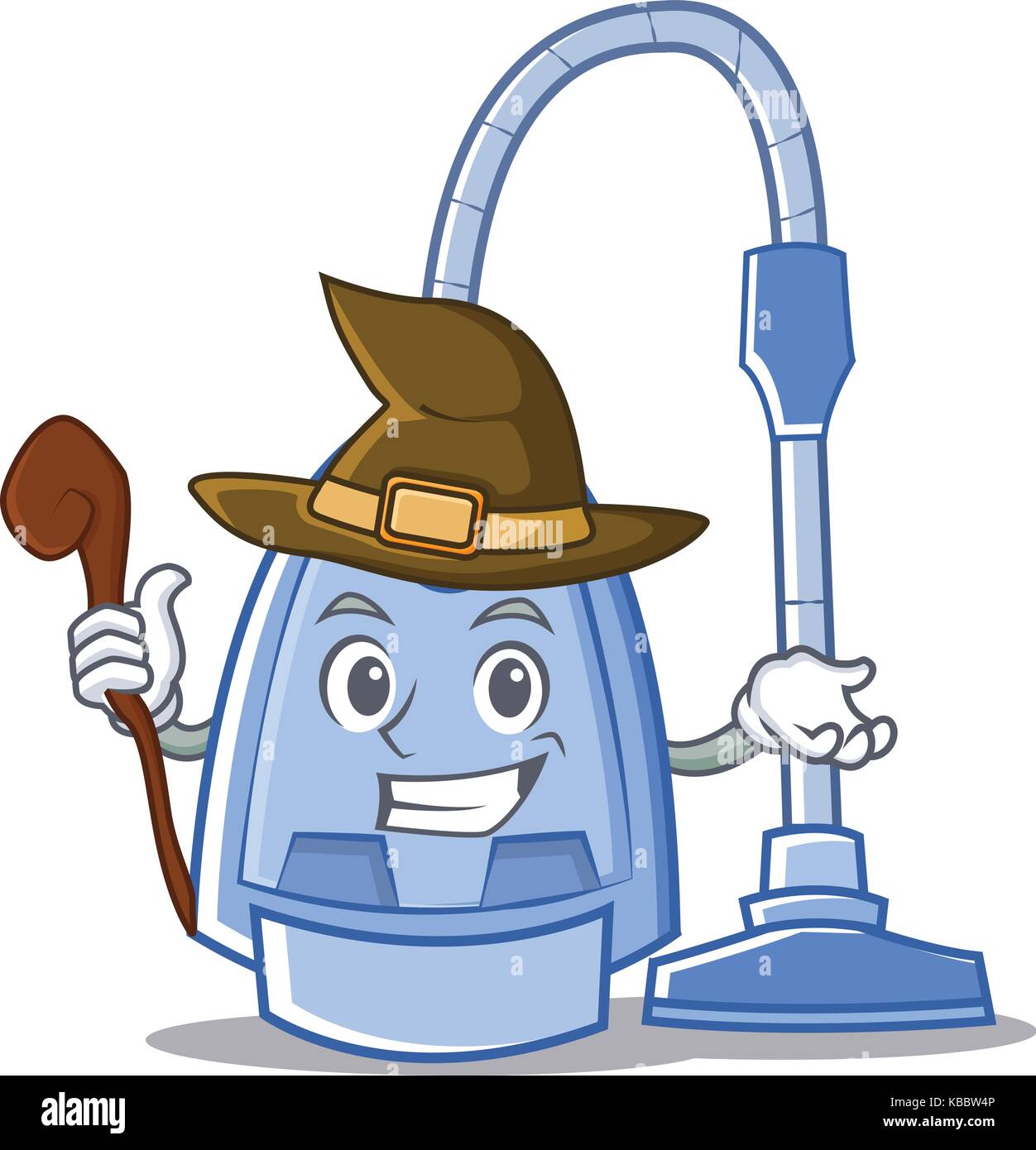 Witch vacuum cleaner character cartoon Stock Vector Image & Art - Alamy