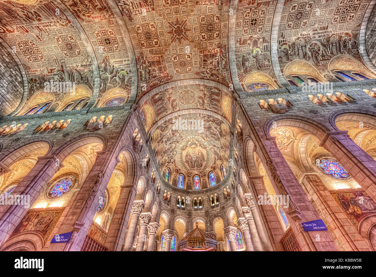 Sainte-Anne-de-Beaupre, Canada - June 2, 2017: Inside Basilica of ...