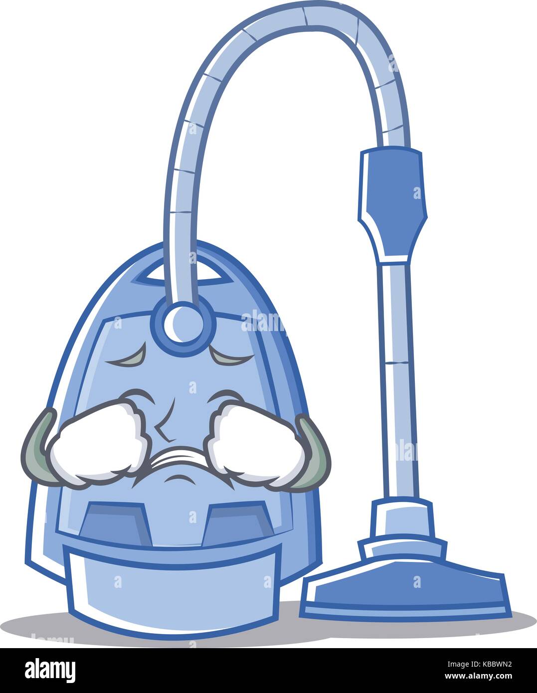 Crying vacuum cleaner character cartoon Stock Vector Image & Art - Alamy