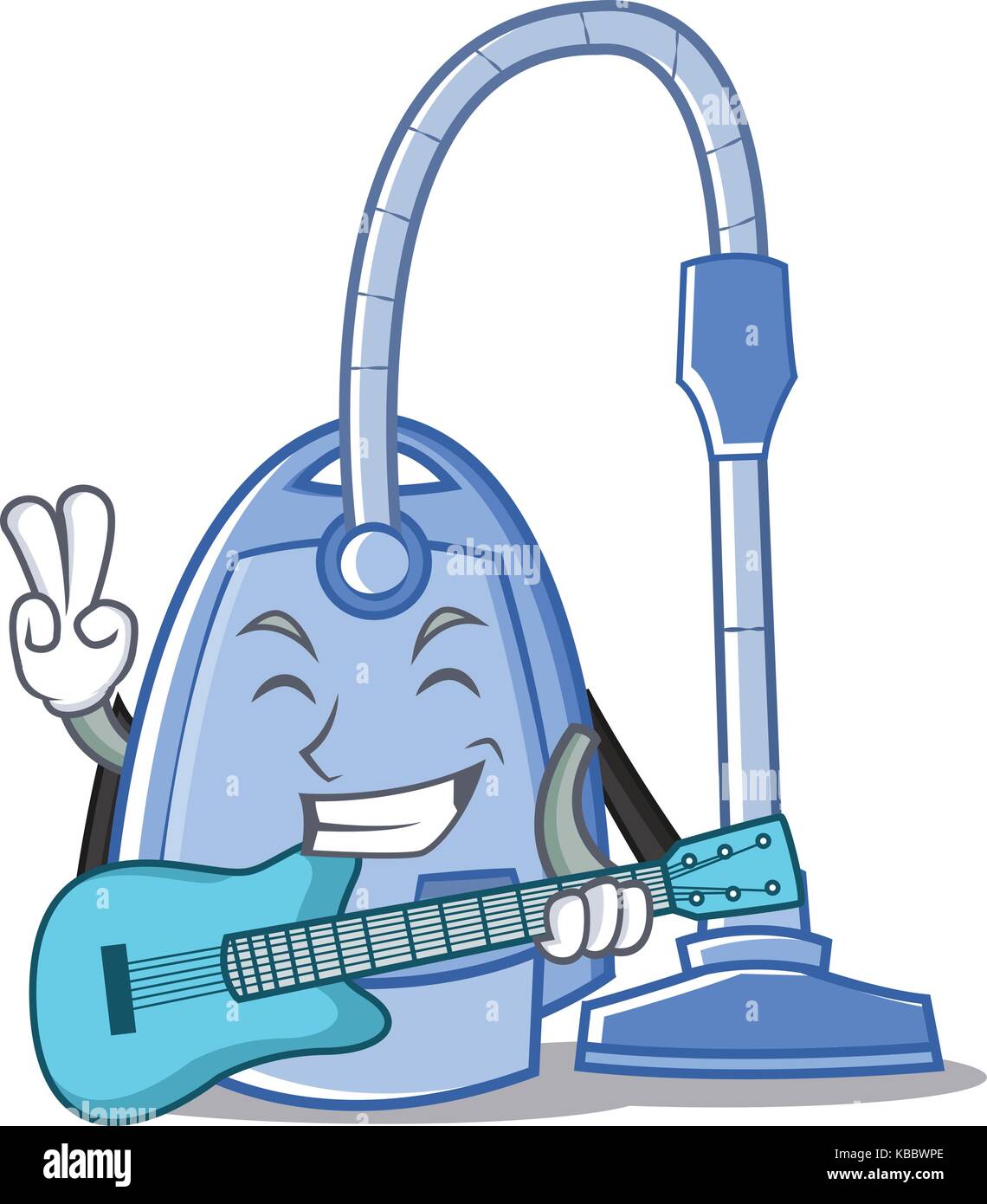 With guitar vacuum cleaner character cartoon Stock Vector Image & Art ...