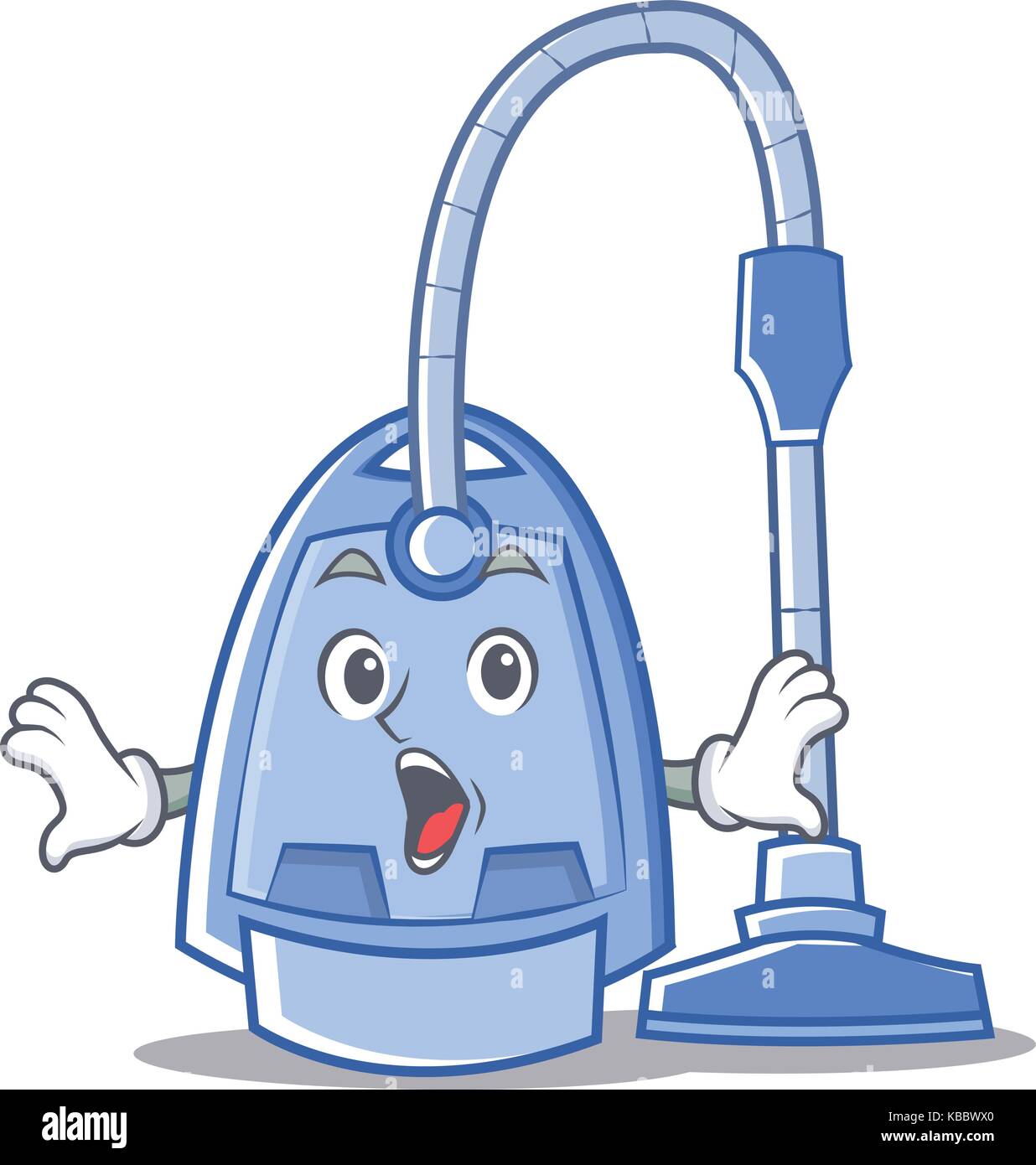 Surprised vacuum cleaner character cartoon Stock Vector Image & Art - Alamy
