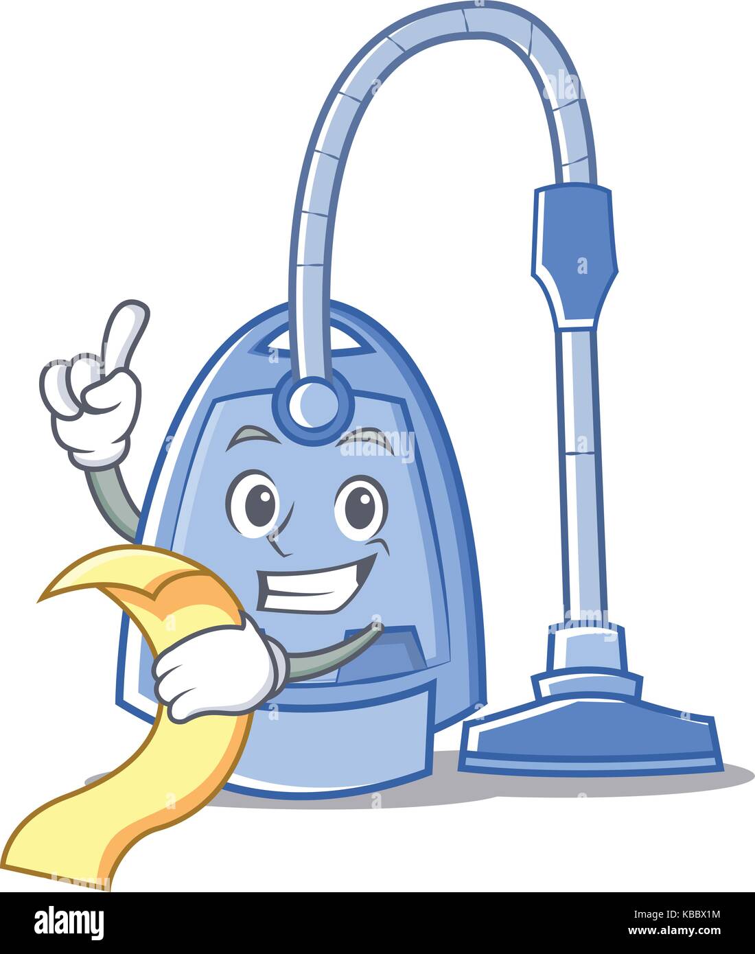 With menu vacuum cleaner character cartoon Stock Vector Image & Art - Alamy
