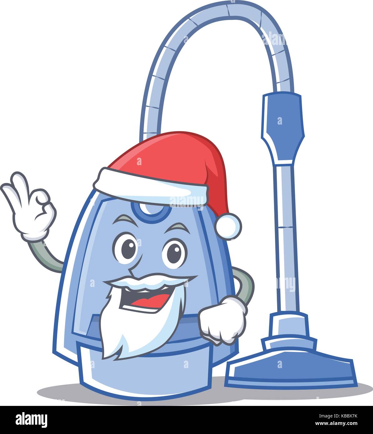 Santa vacuum cleaner character cartoon Stock Vector Image & Art - Alamy