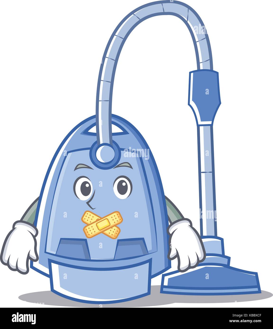 Silent vacuum cleaner character cartoon Stock Vector Image & Art - Alamy