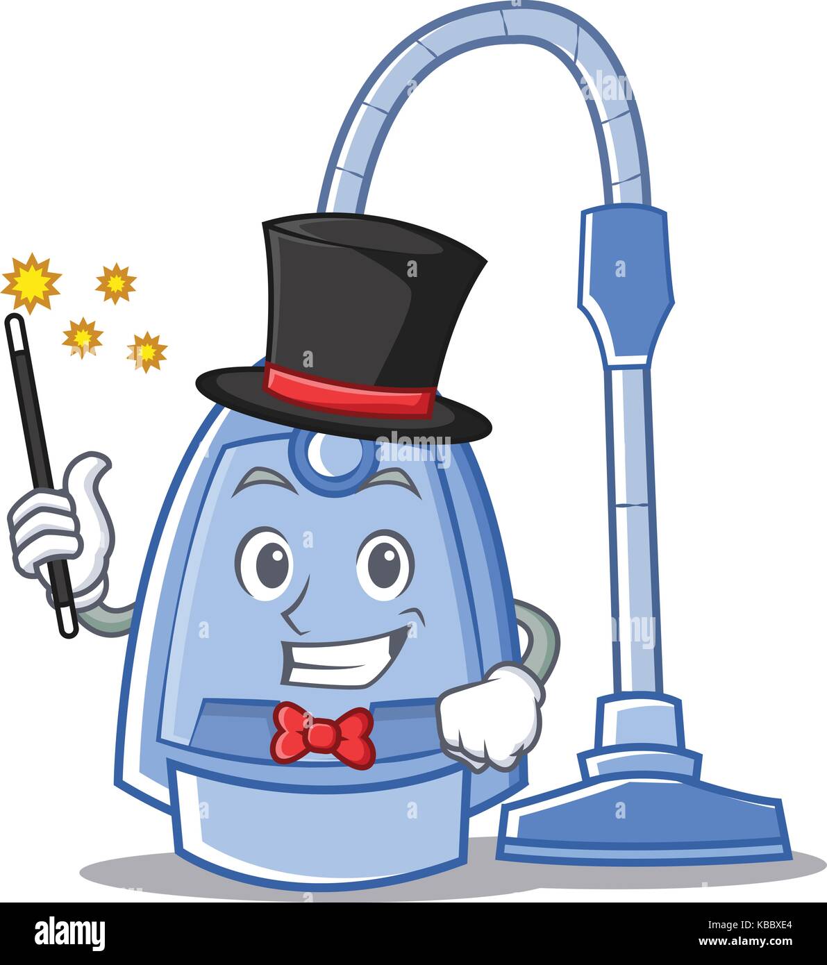 Magician vacuum cleaner character cartoon Stock Vector Image & Art - Alamy
