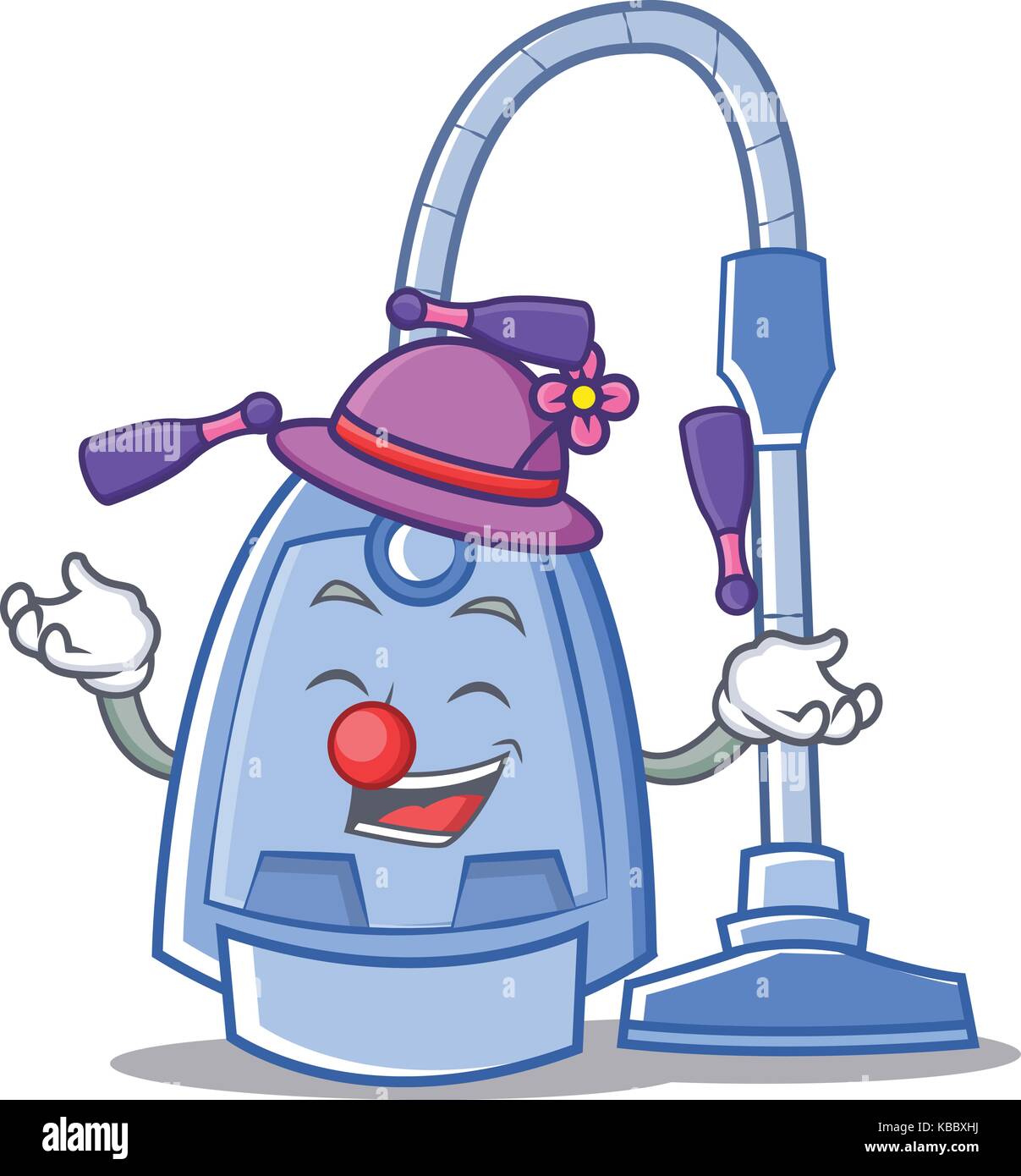 Juggling vacuum cleaner character cartoon Stock Vector Image & Art - Alamy