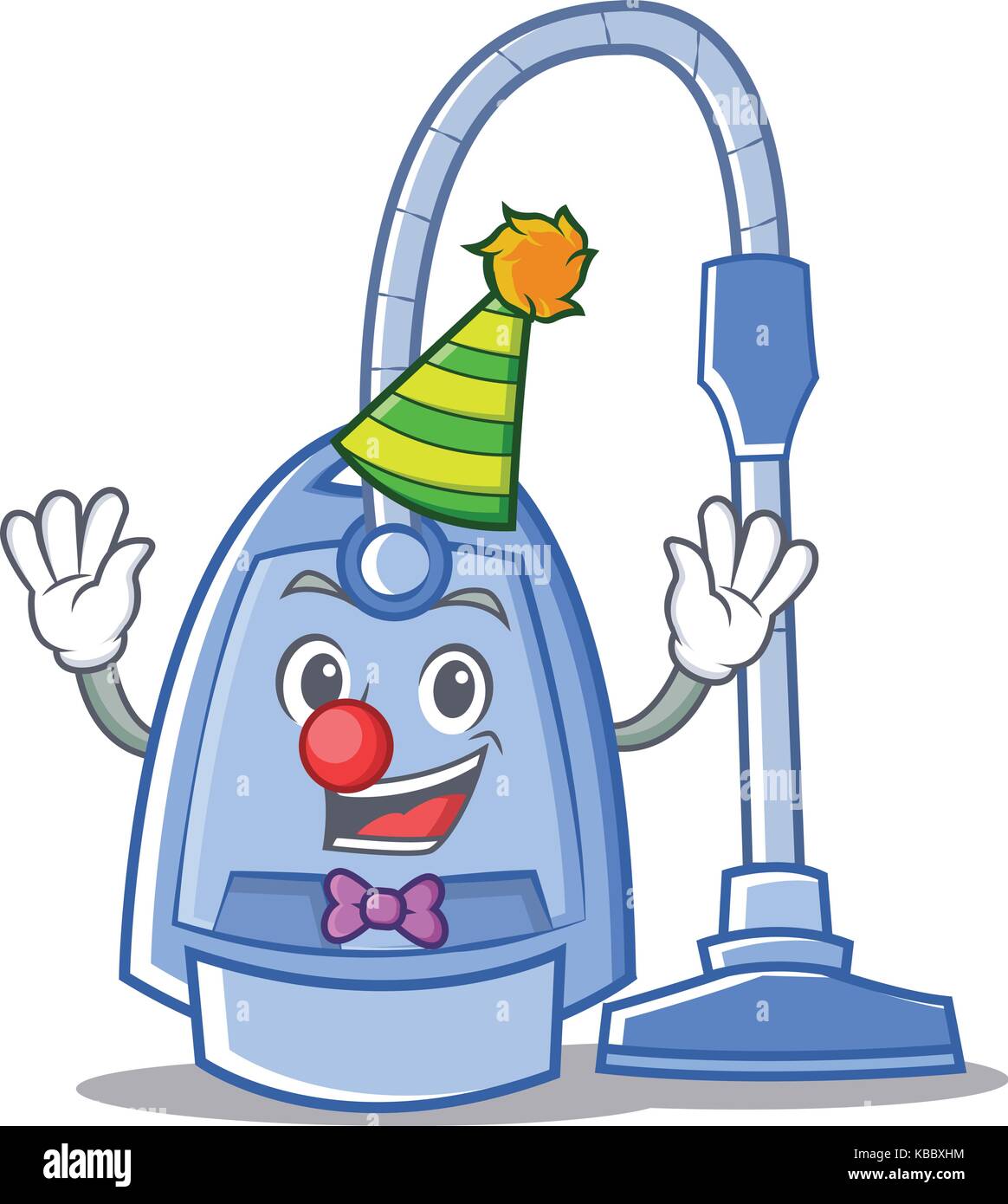 Clown vacuum cleaner character cartoon Stock Vector Image & Art - Alamy