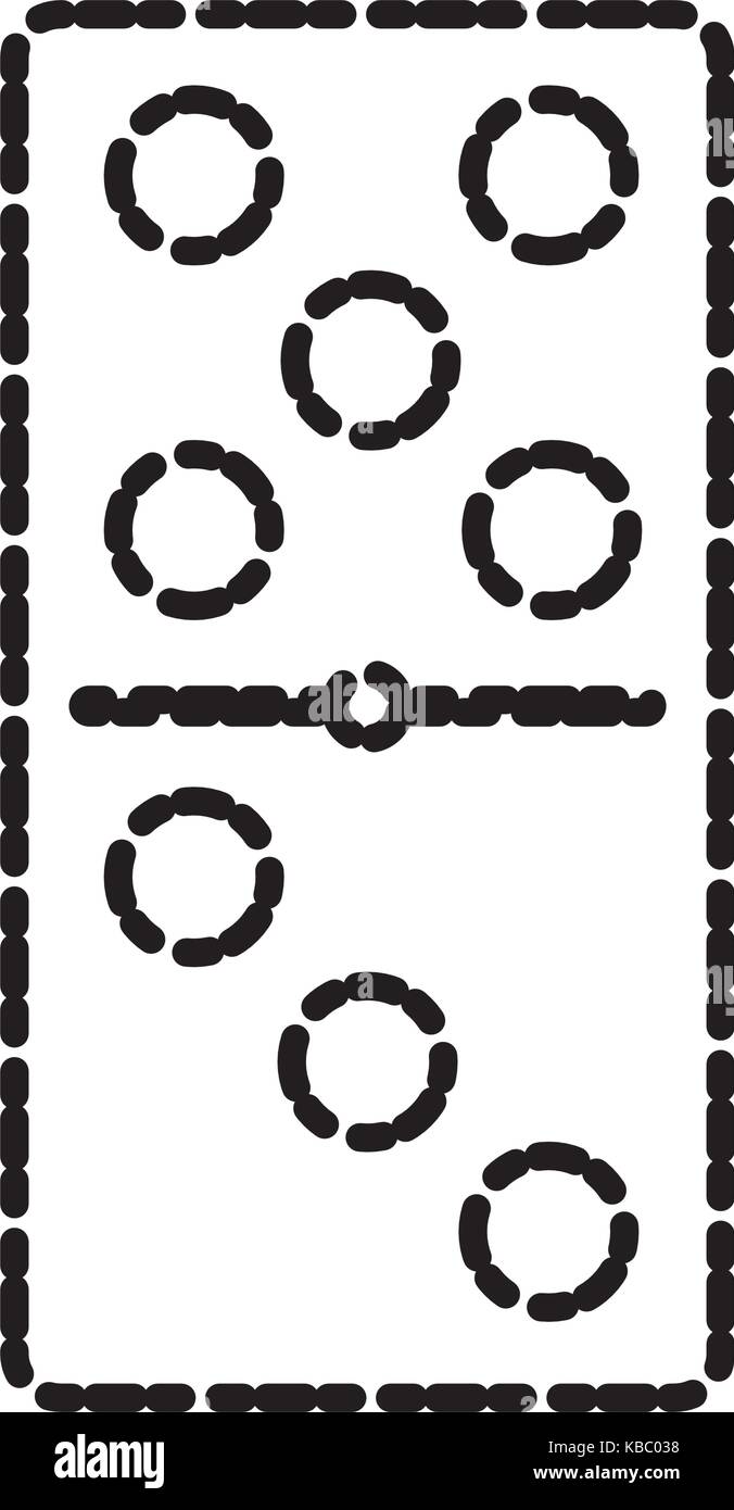 Domino piece symbol Stock Vector Image & Art - Alamy
