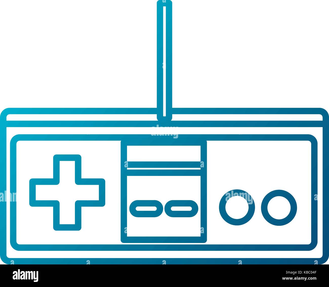 Old console gamepad Stock Vector Image & Art - Alamy