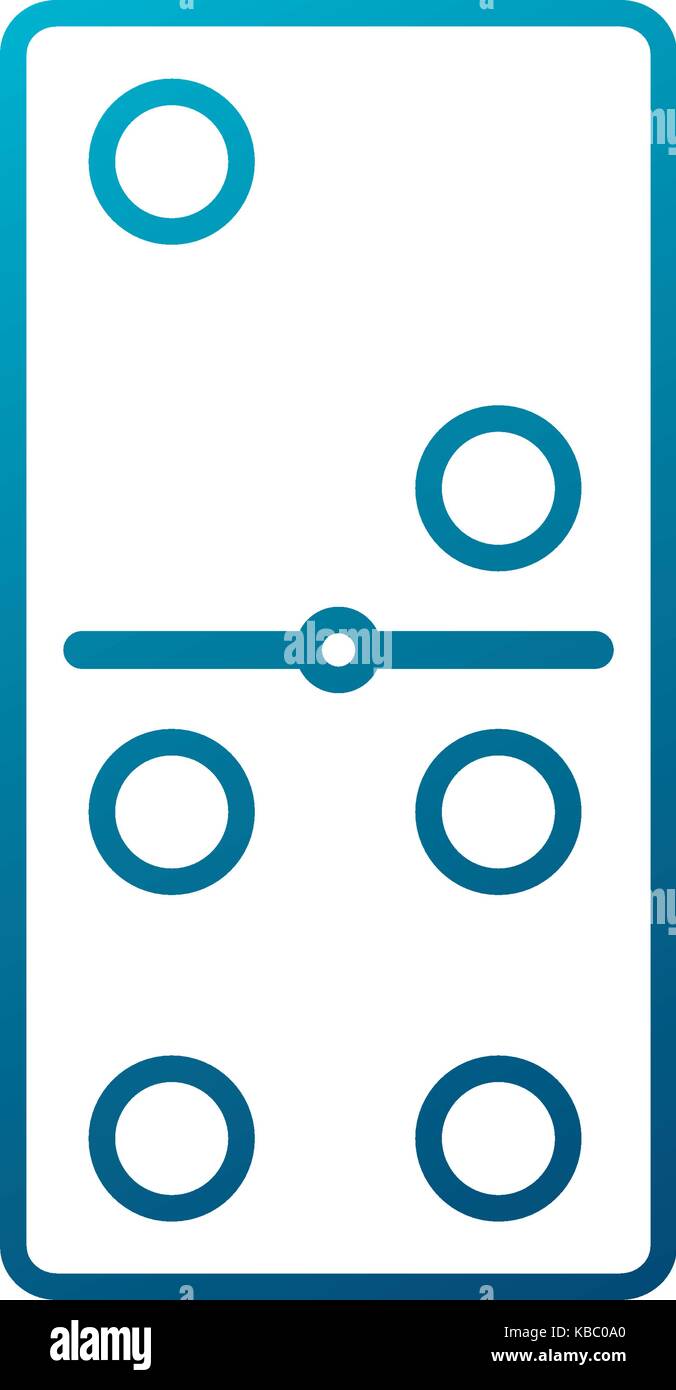 Domino piece symbol Stock Vector Image & Art - Alamy