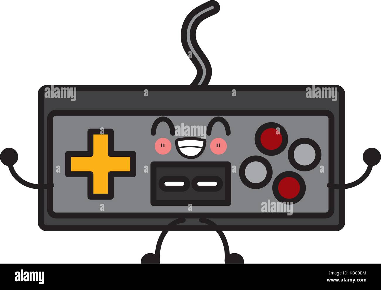 Old console gamepad cute kawaii cartoon Stock Vector Image & Art - Alamy Old console gamepad cute kawaii cartoon Stock Vector Image & Art - Alamy