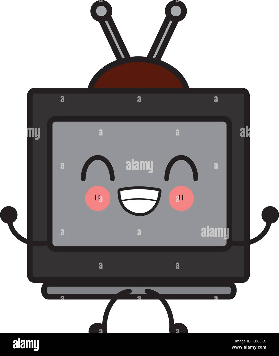 Kawaii tv cartoon hi-res stock photography and images - Alamy
