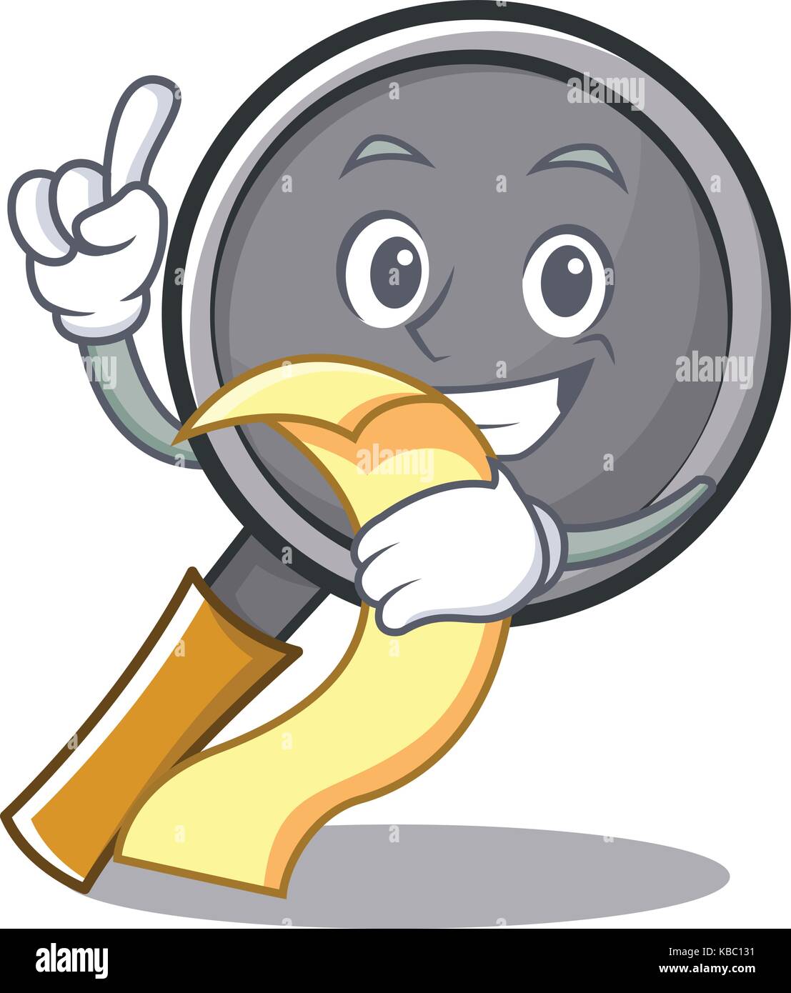 With menu frying pan cartoon character Stock Vector Image & Art - Alamy