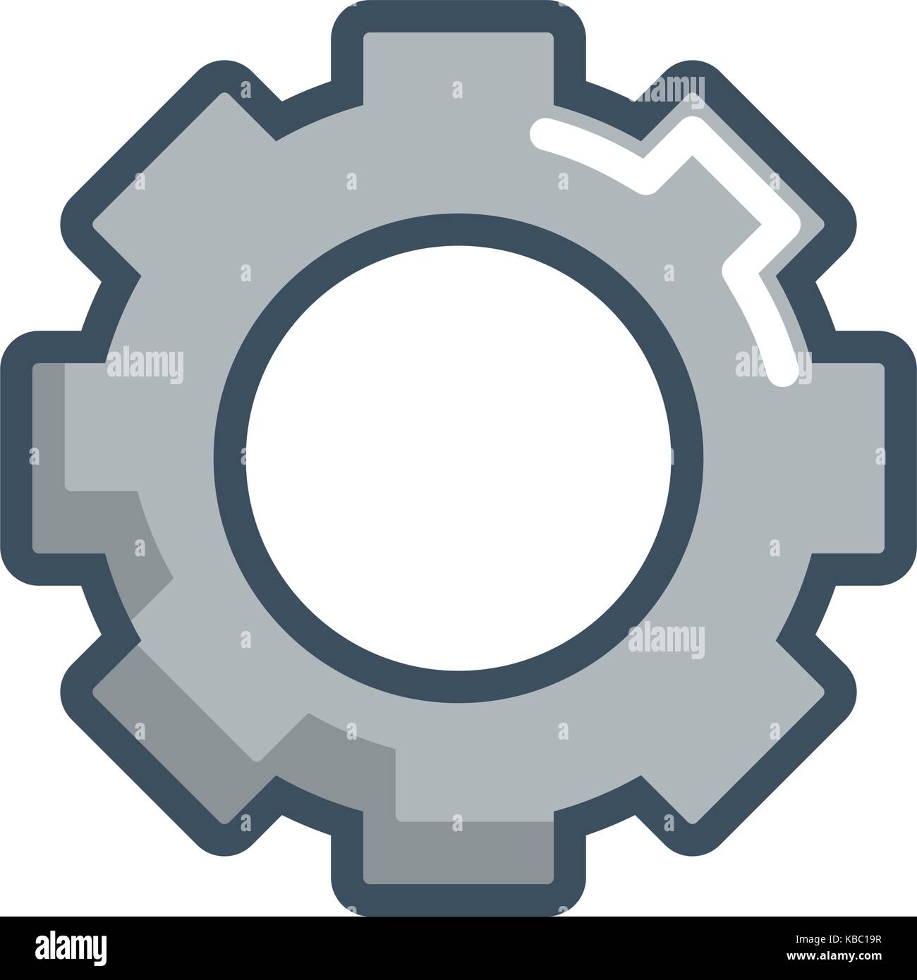 gear wheel icon Stock Vector Image & Art - Alamy