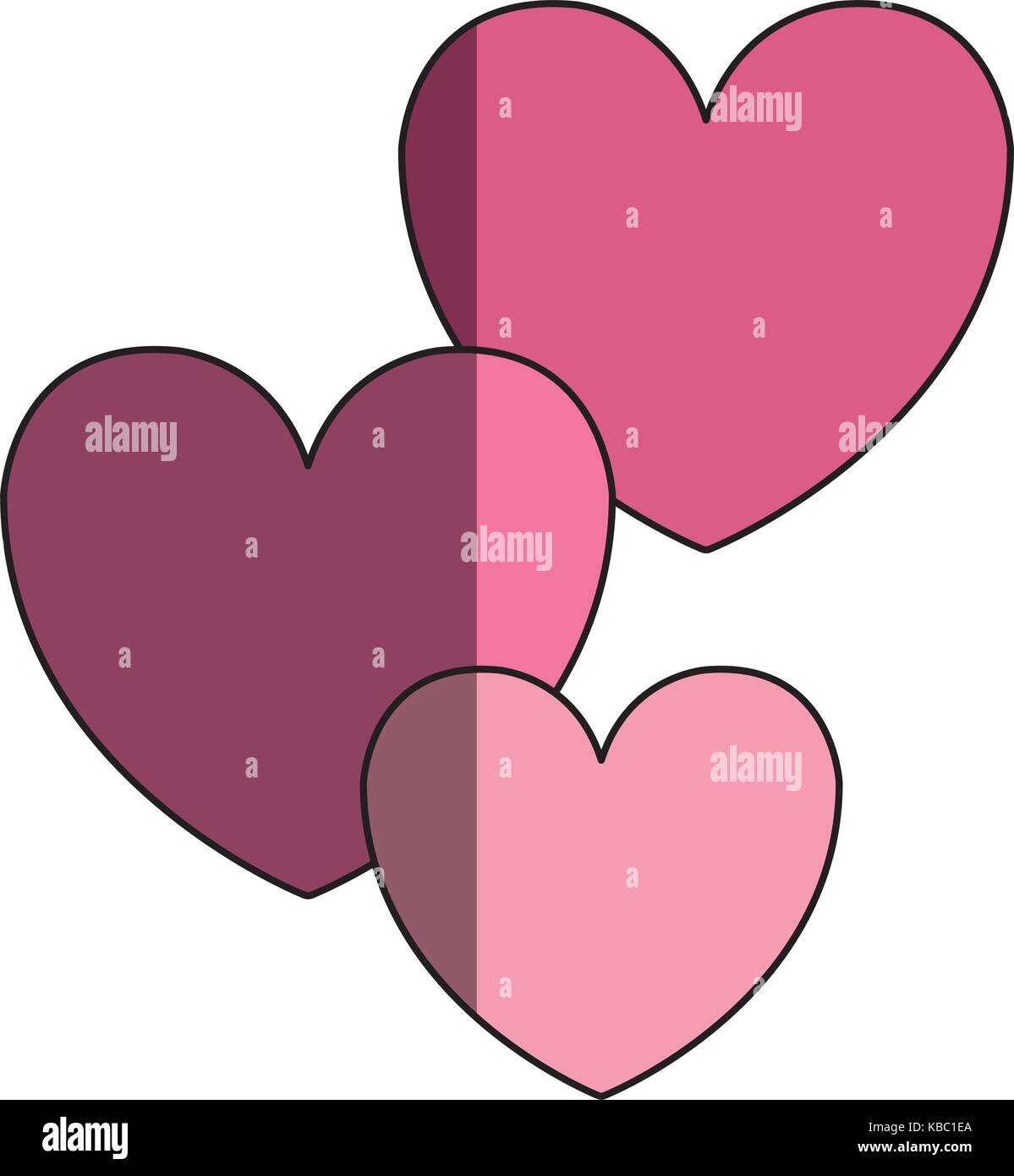 hearts icon image Stock Vector Image & Art - Alamy