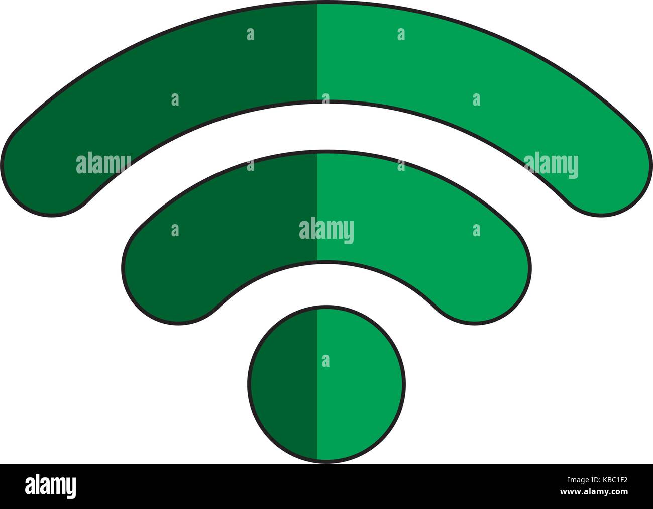 wireless sign icon Stock Vector Image & Art - Alamy