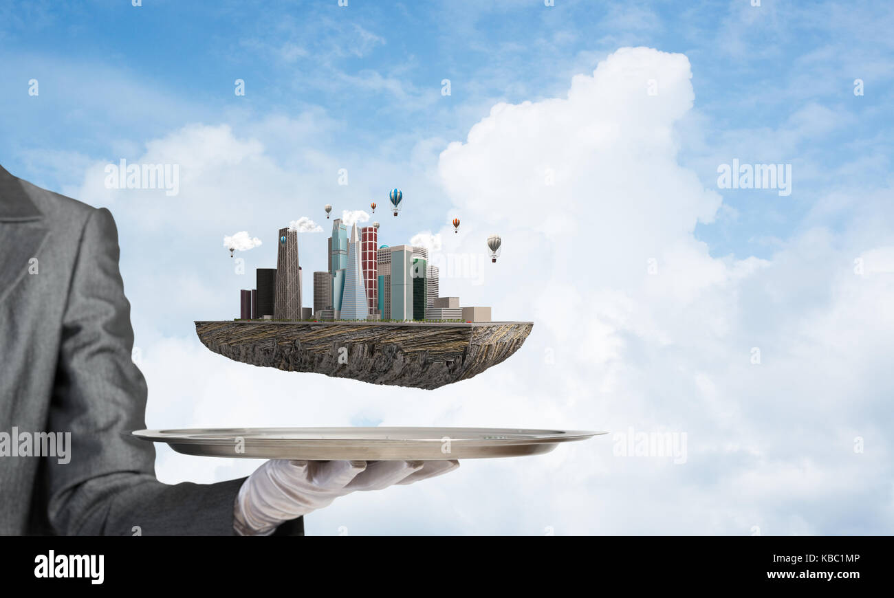 Concept of modern urban development Stock Photo - Alamy