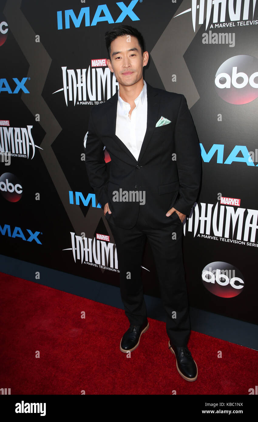 Premiere of ABC and Marvel's 'Inhumans' - Arrivals Featuring: Mike Moh ...
