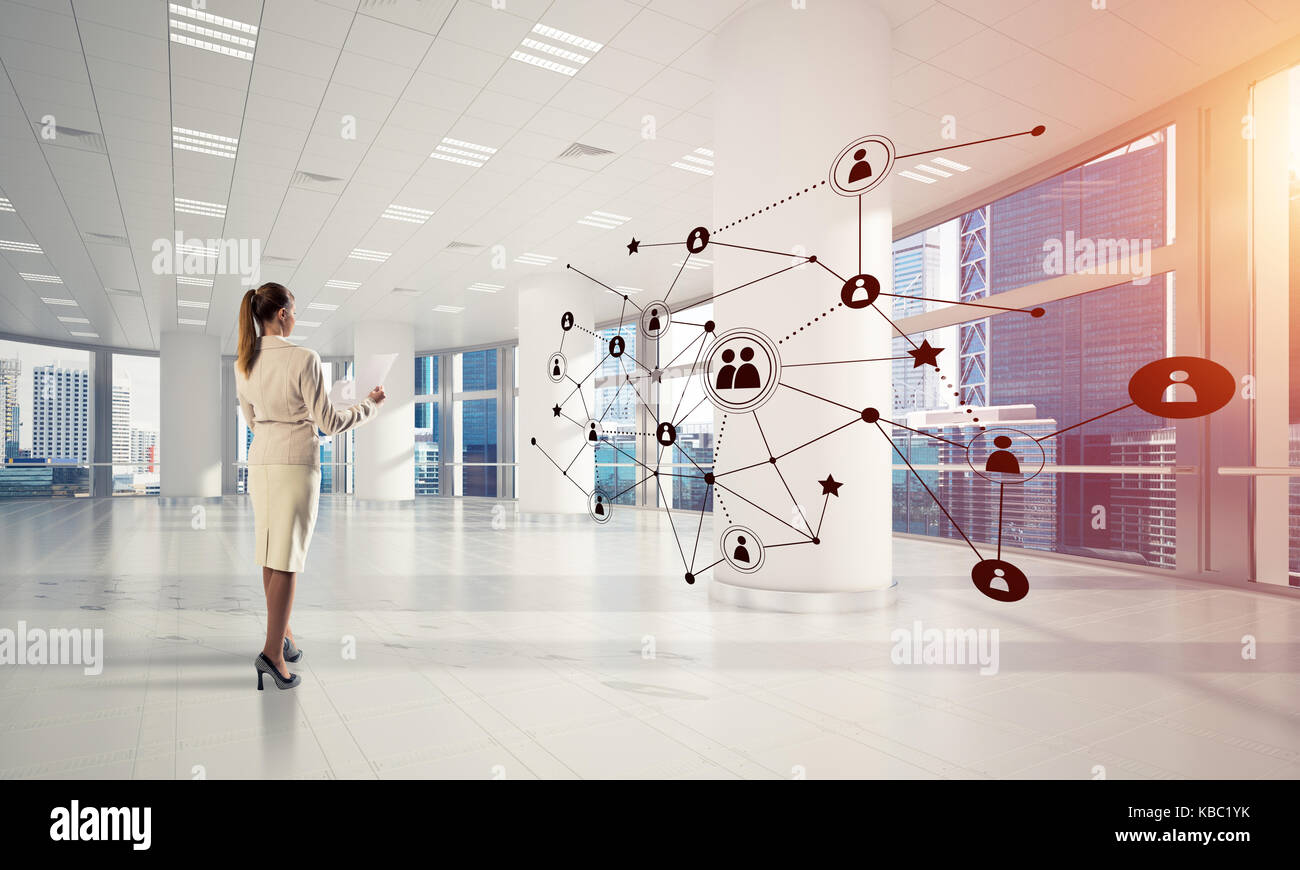 Networking and social communication concept as effective point f Stock Photo - Alamy
