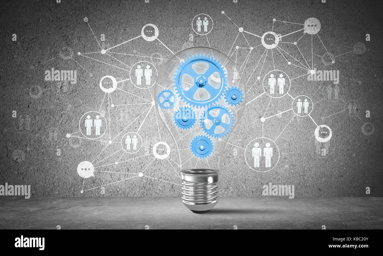 Concept of lightbulb as symbol of new idea Stock Photo - Alamy