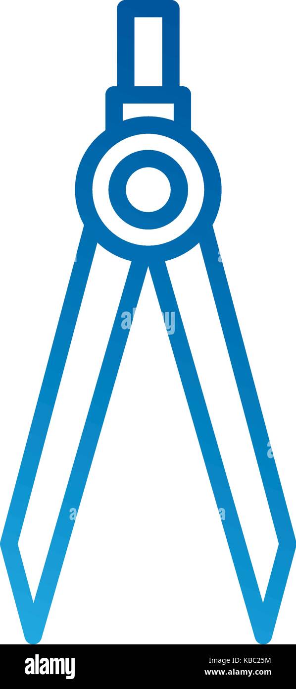 drawing school compass tool study designer Stock Vector Image & Art - Alamy