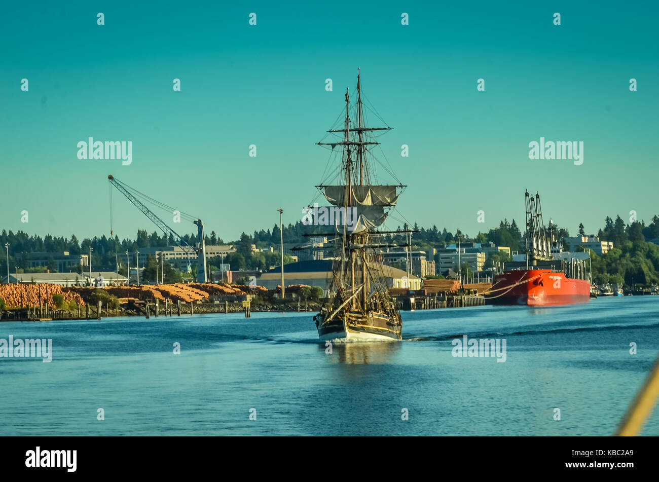 Tall Ships, "Lady Washington & Hawaiiain Chieftain" on Puget Sound ...