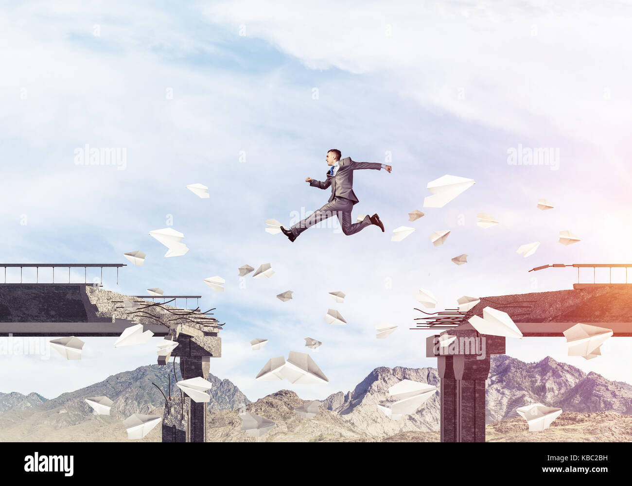 Problems and difficulties overcoming concept Stock Photo - Alamy