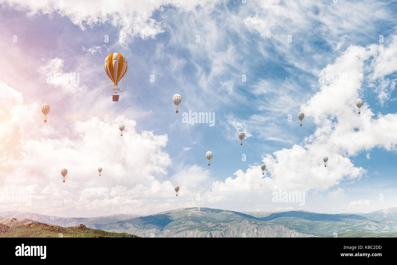 Summer colourful mountain landscape Stock Photo - Alamy