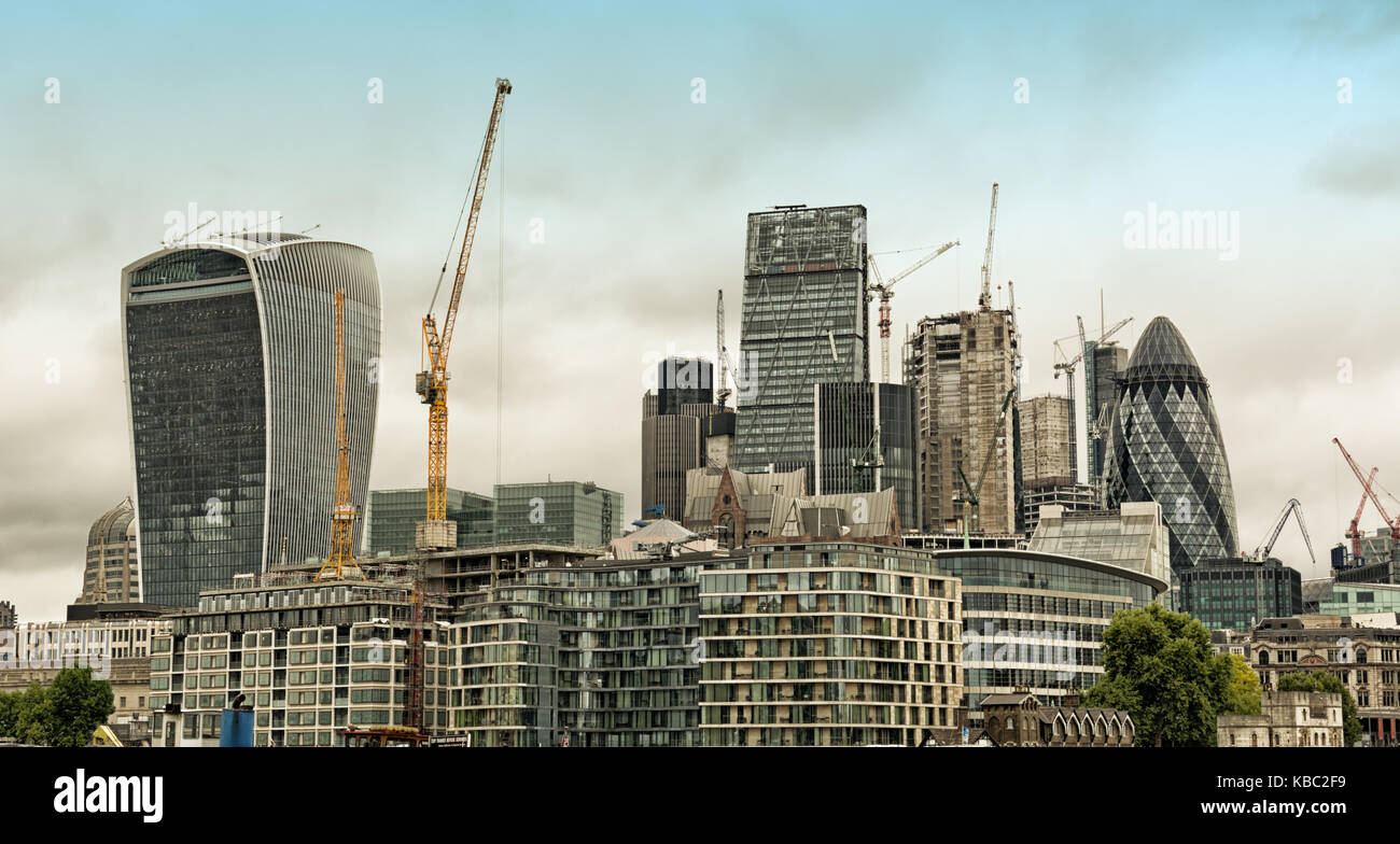 Building work in London Stock Photo - Alamy