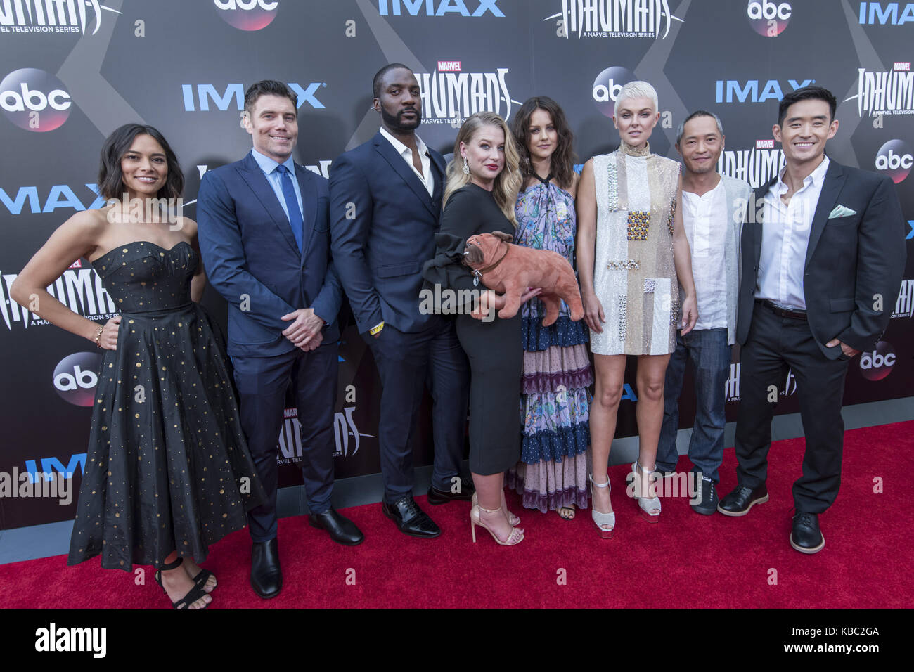 World premiere of Marvel's 'Inhumans' held at the IMAX at Universal ...