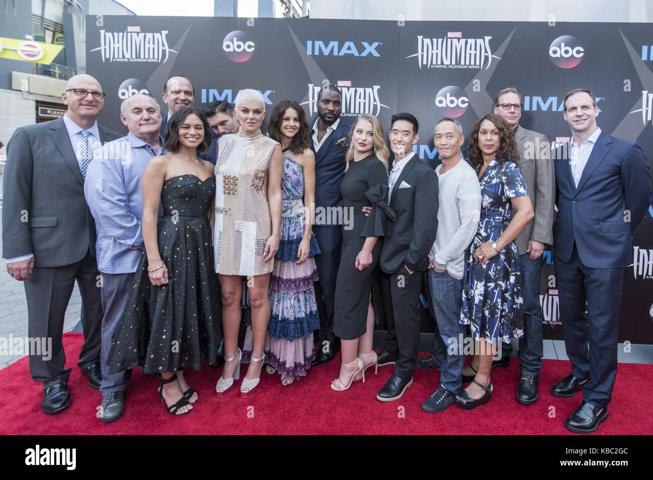The cast of inhumans hi-res stock photography and images - Alamy
