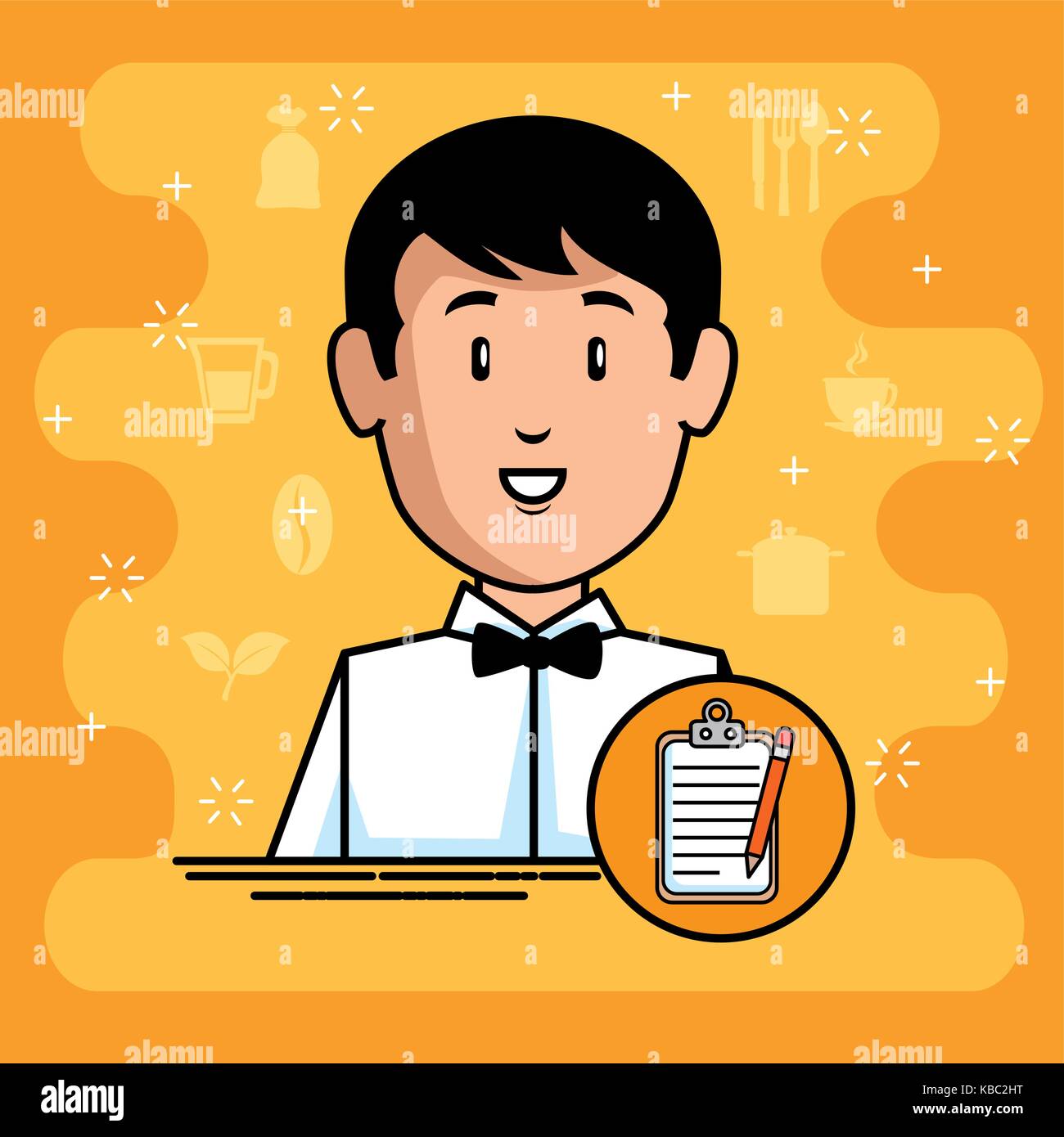 Waiter Cartoon Stock Photos & Waiter Cartoon Stock Images - Alamy