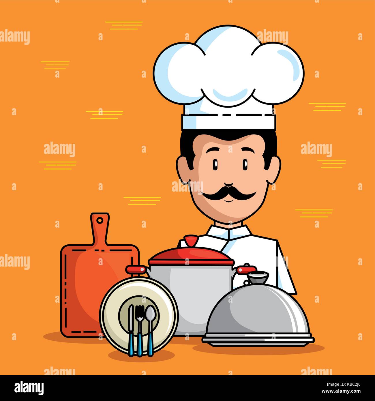 Chef Cartoon High Resolution Stock Photography and Images - Alamy