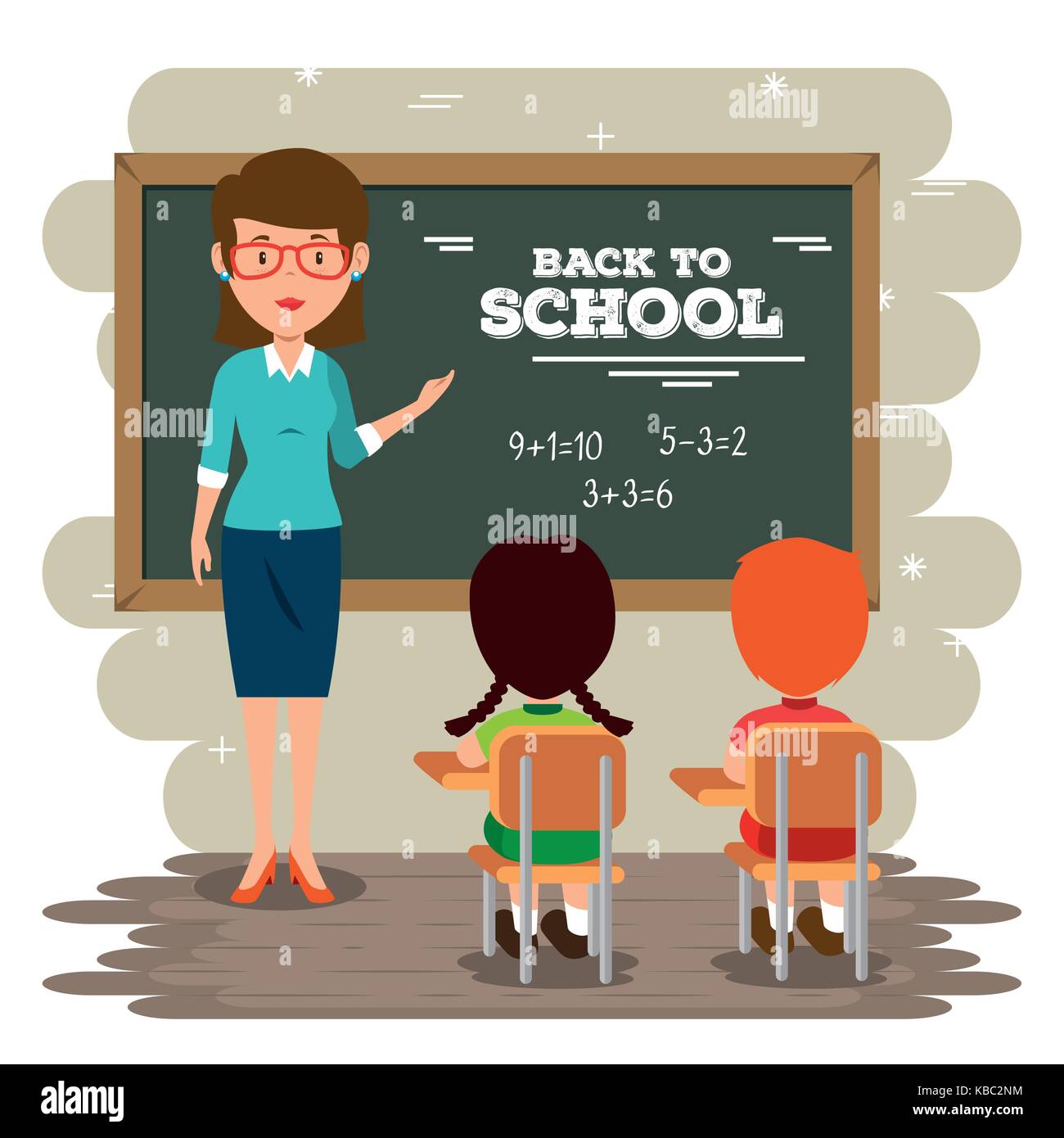 Teacher welcome students classroom hi-res stock photography and images ...