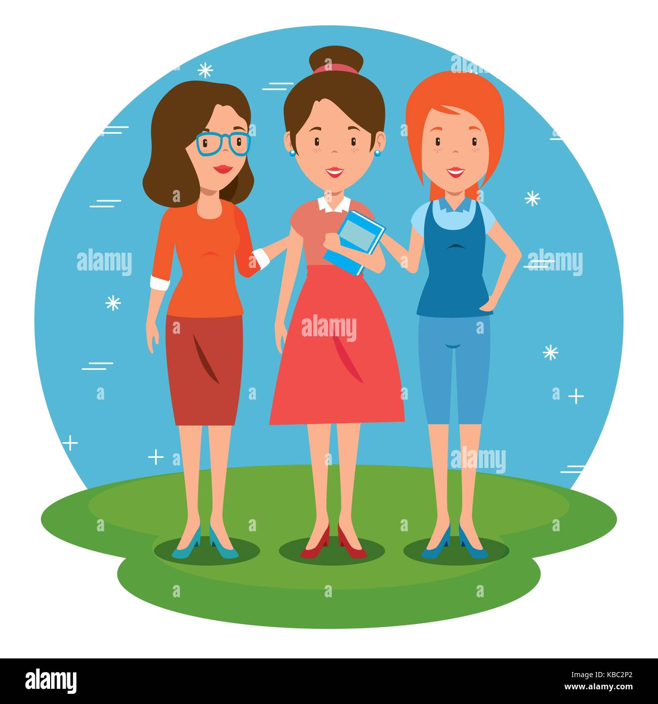 group of teachers cartoon Stock Vector Image & Art - Alamy