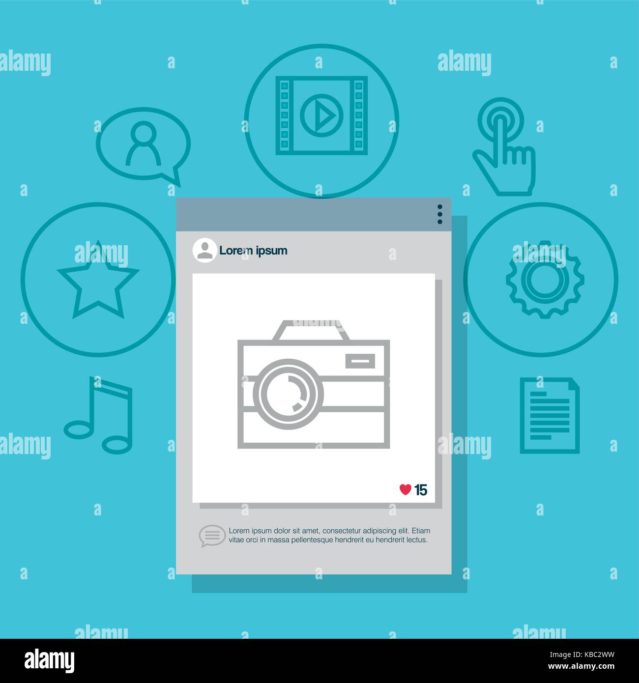 smartphone with menu settings Stock Vector Image & Art - Alamy