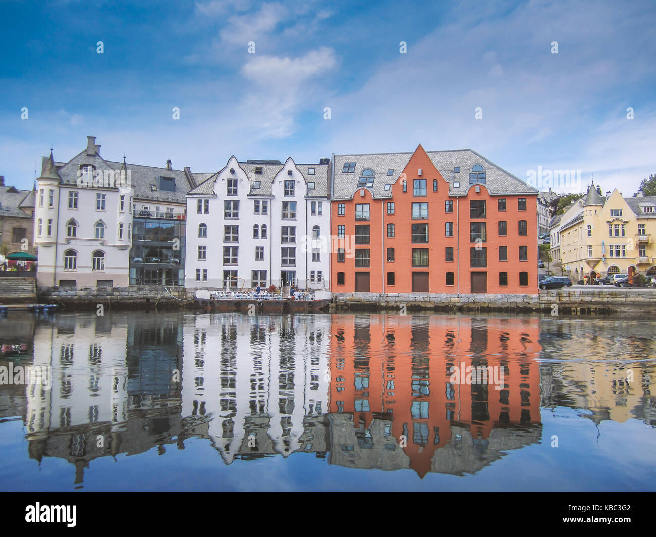 The Art Nouveau Town - Architecture in Ålesund Stock Photo - Alamy