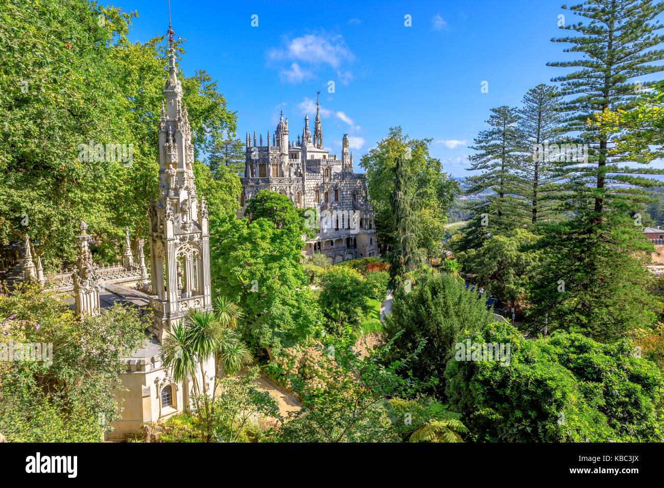 Regaleira Palace Sintra Stock Photo - Alamy