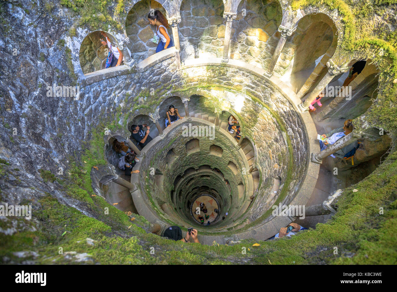 Masonic initiation well sintra portugal hi-res stock photography and ...