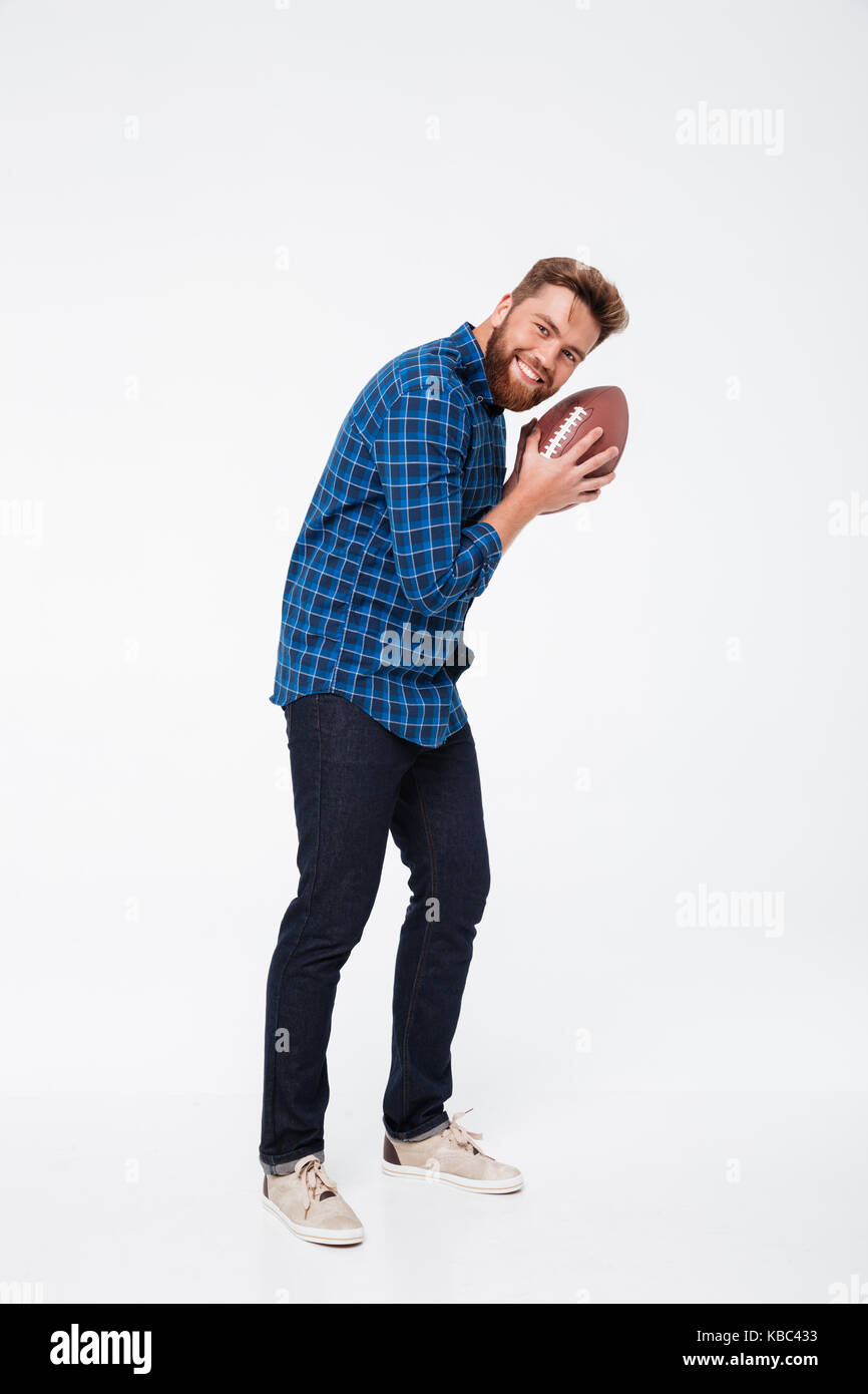 Bearded rugby player hi-res stock photography and images - Alamy