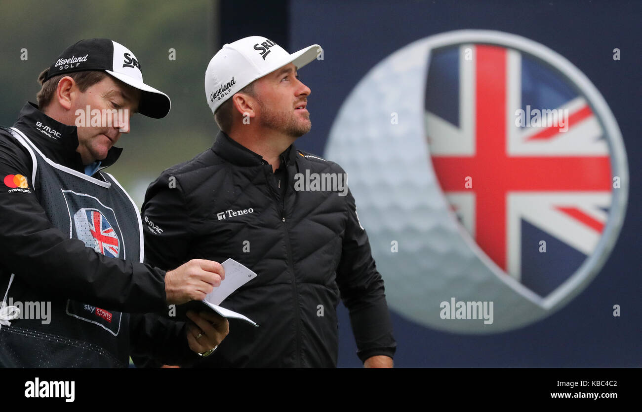 Northern Ireland's Graeme McDowell on the 10th tee during day two of ...