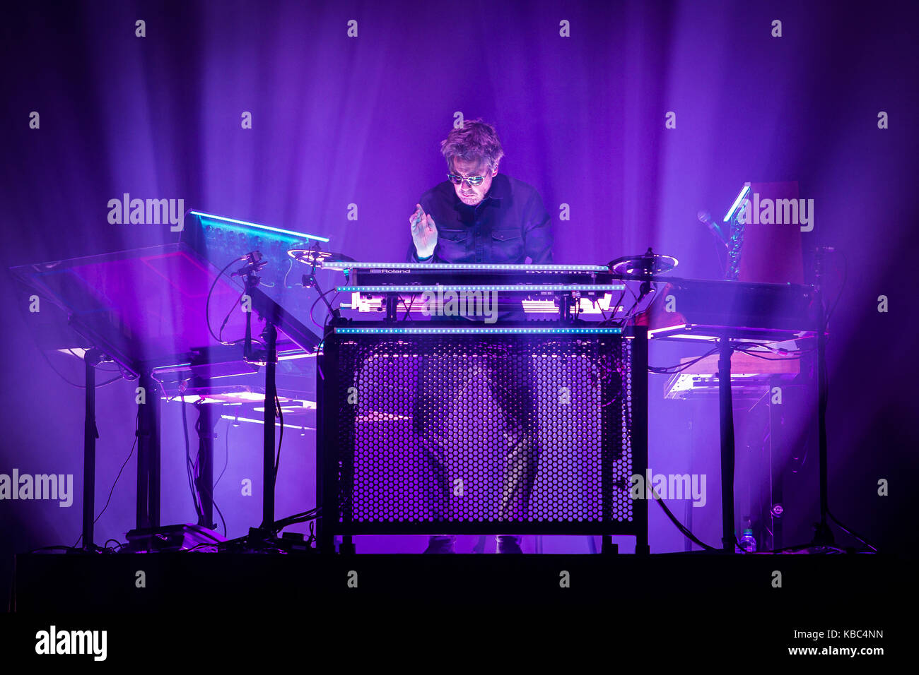 The French composer, music producer and musician Jean-Michel Jarre ...