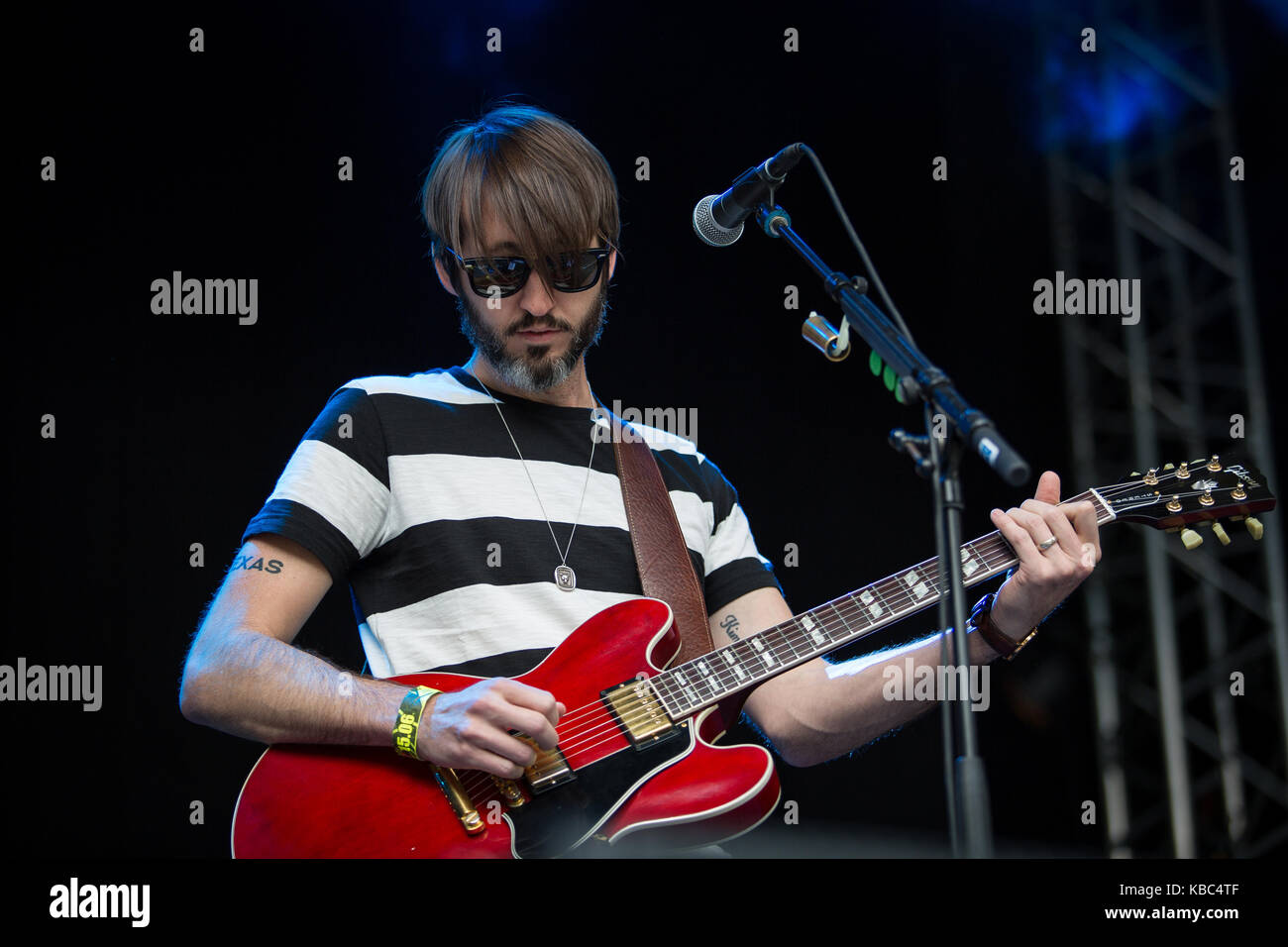The American singer, songwriter and musician Israel Nash performs a ...