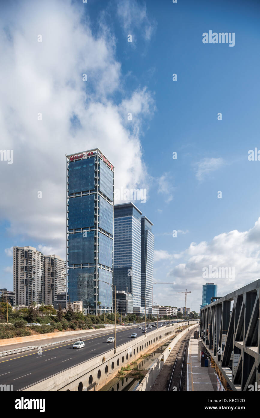 Ayalon highway - 22nd september 2017, Tel Aviv-Yafo, Israel Stock Photo ...