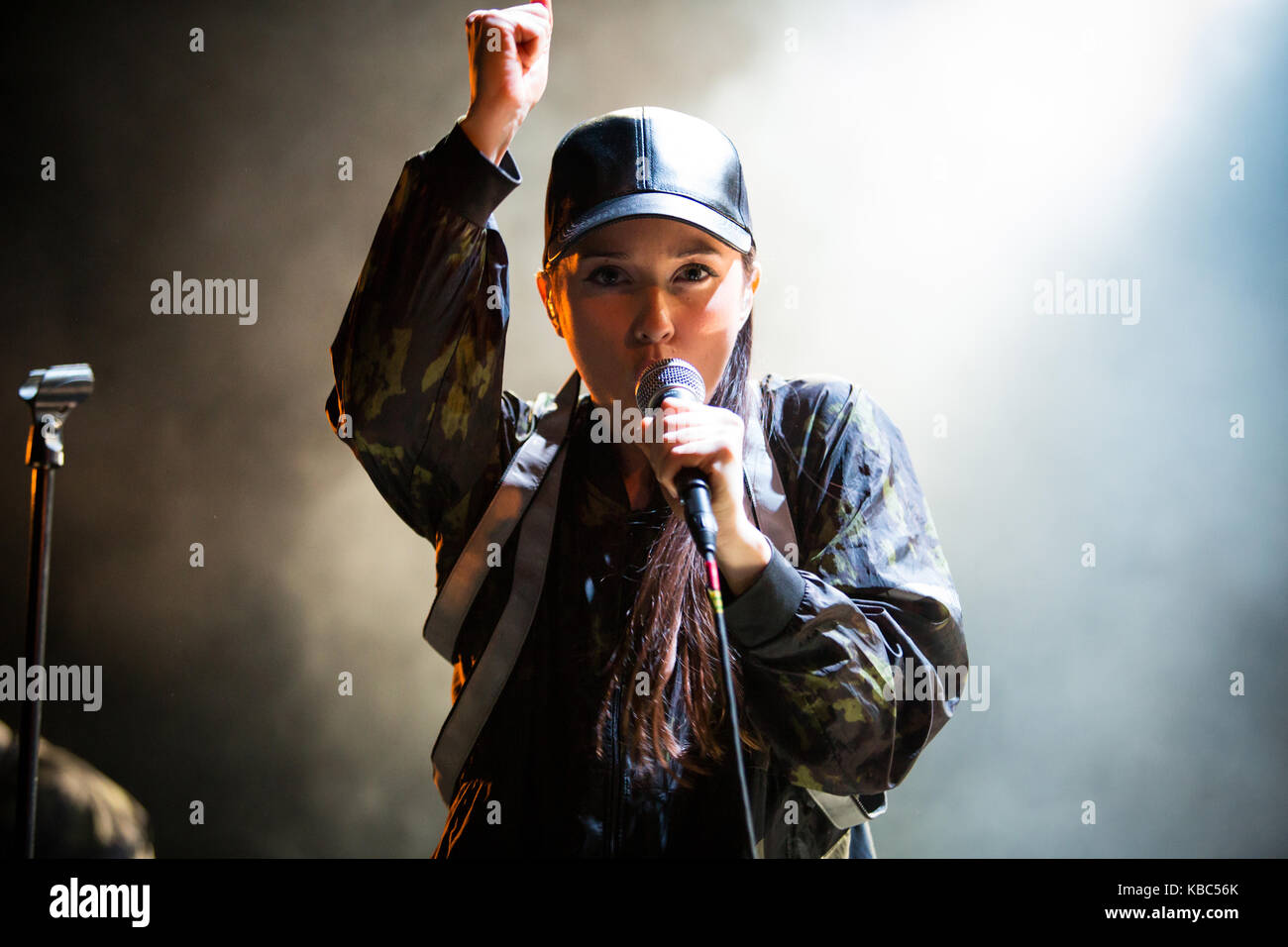 The Stockholm-based electro pop group Kate Boy performs a live concert ...