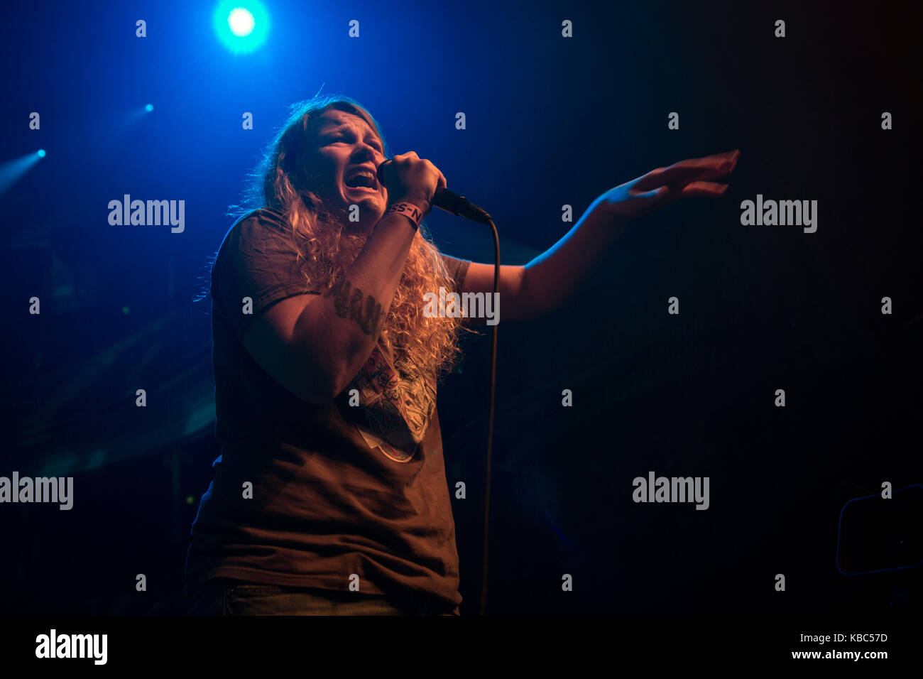 The English rapper, poet and spoken word artist Kate Tempest performs a ...