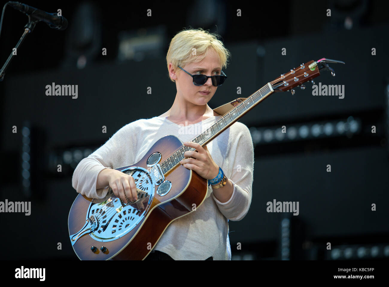 The English singer-songwriter and folk musician Laura Marling performs ...