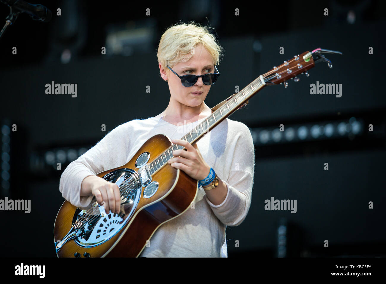 The English singer-songwriter and folk musician Laura Marling performs ...