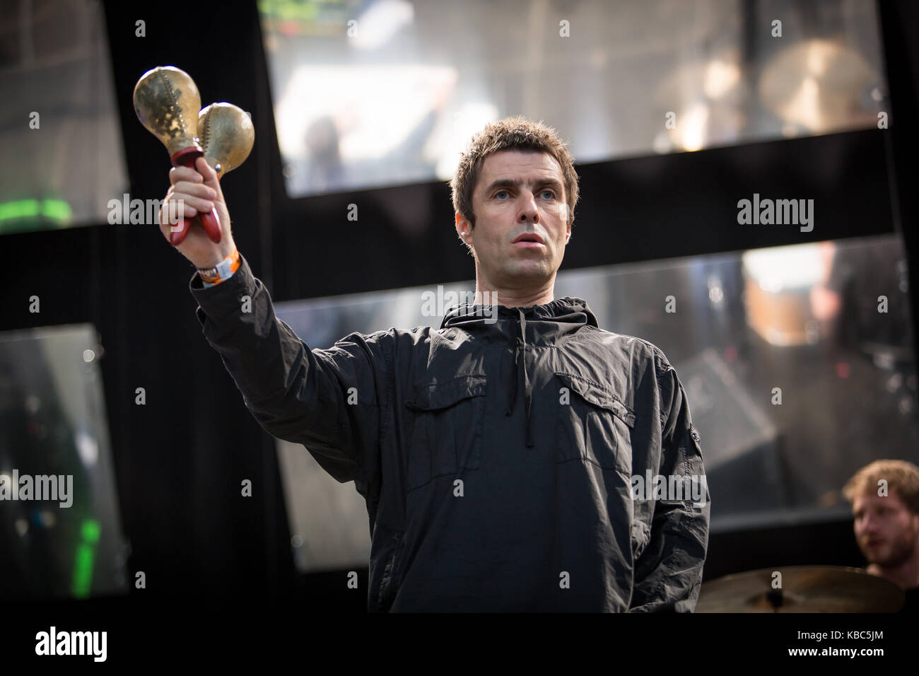 The English singer, songwriter and musician Liam Gallagher performs a ...