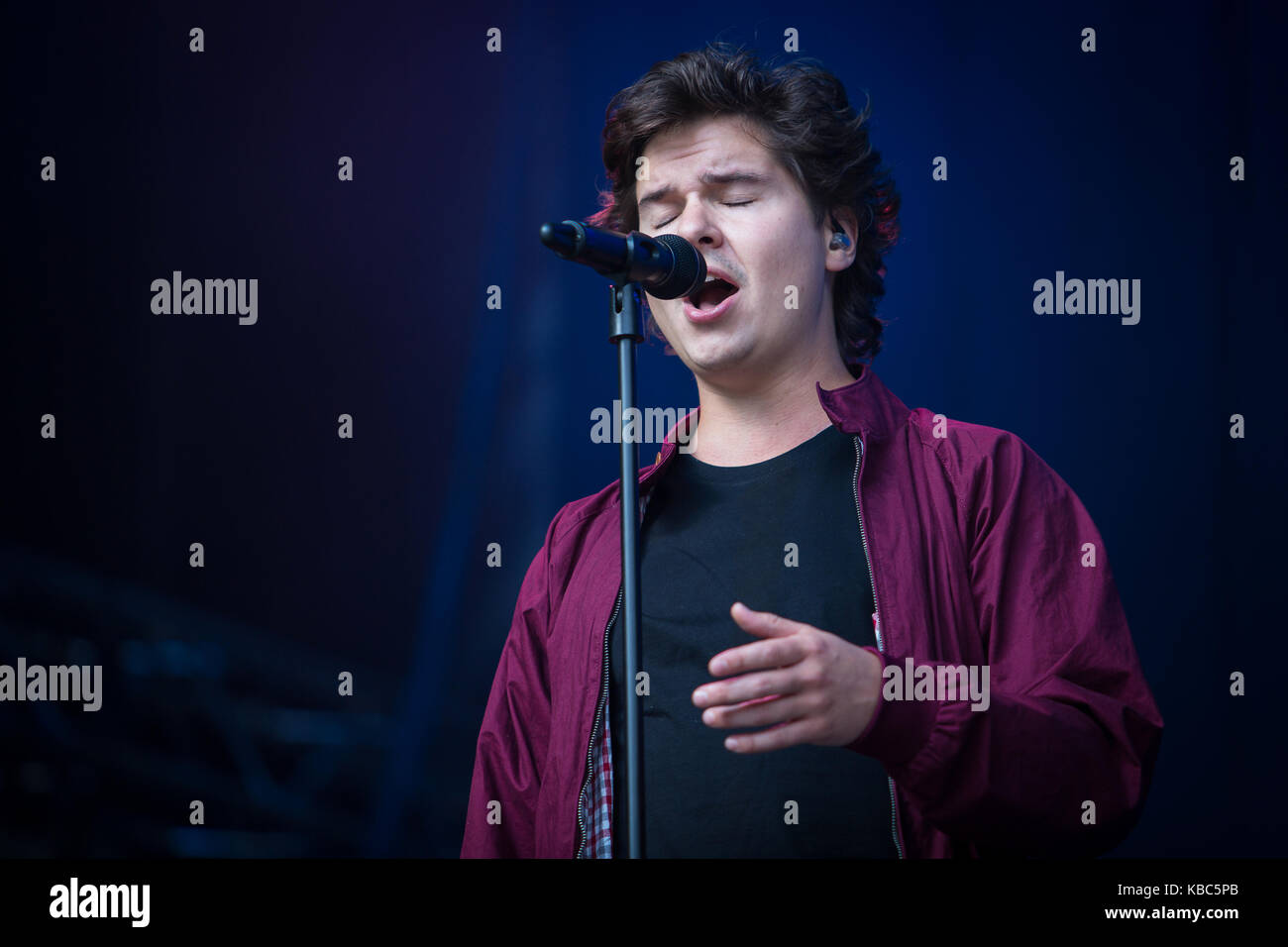 The Danish band Lukas Graham performs a live concert at the Norwegian ...
